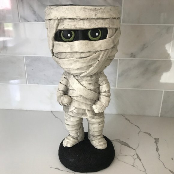 Holiday | Halloween Mummy Figure Statue Stand Up Bowl Candy | Poshmark